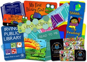 Library Cards - Rainbow Printing